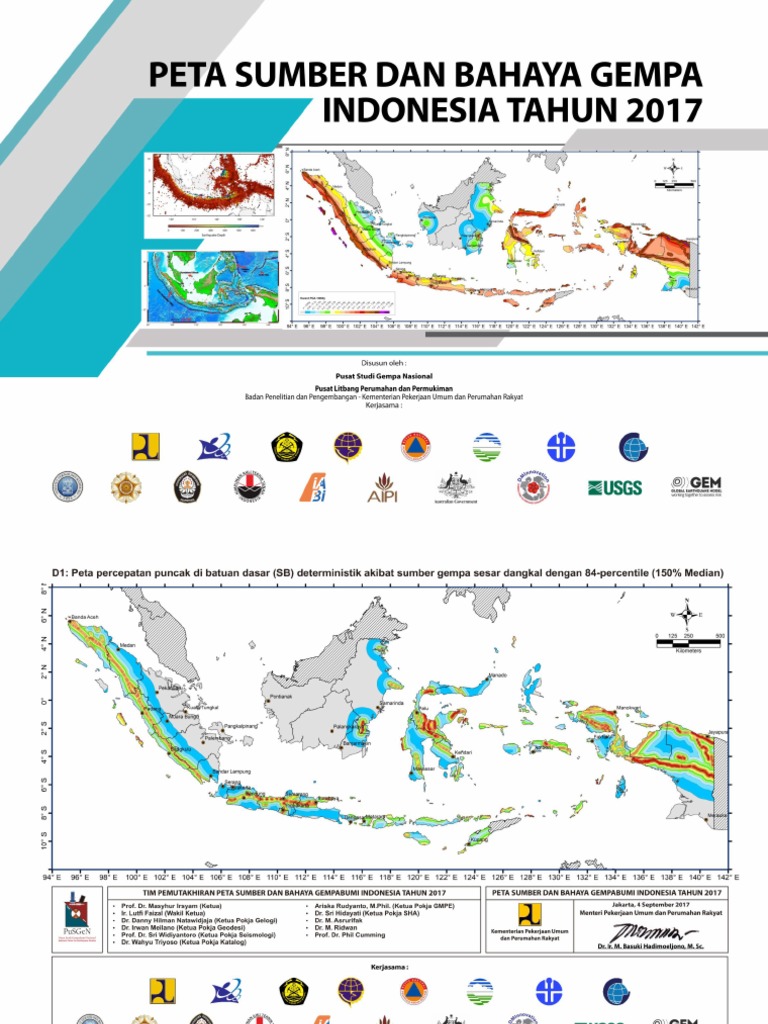 Peta Gempa Rev 01 Penambahan Logo 31 Jan 2018 PDF | PDF