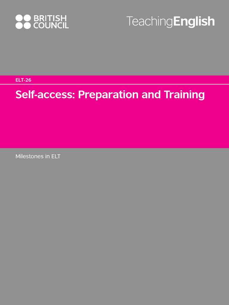 F044 ELT-26 Self-Access - Preparation and Training - v3 | PDF ...