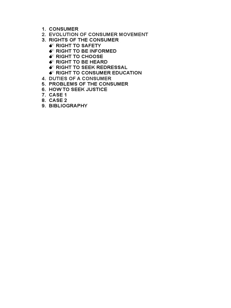 Evolution of Consumer Movement | PDF | Economics | Market (Economics)