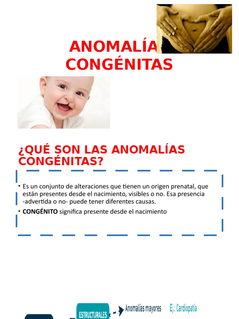 Anomalías Congénitas: Tipos y Causas | PDF | Especialidades Medicas ...