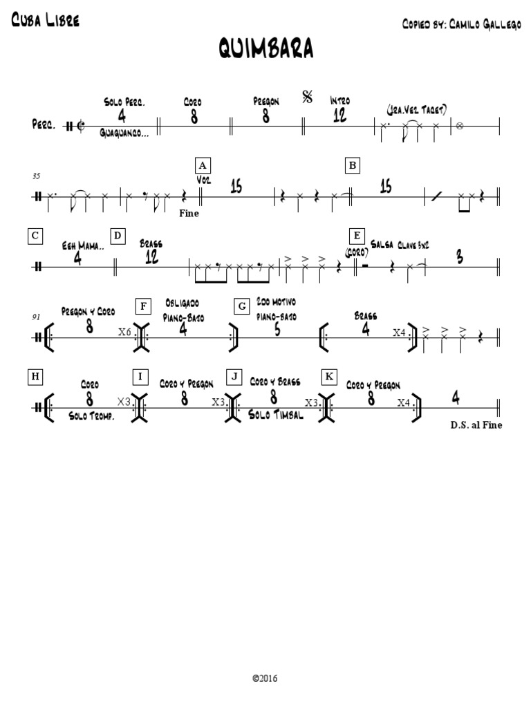 Quimbara - Perc | PDF | Entretenimiento (general)