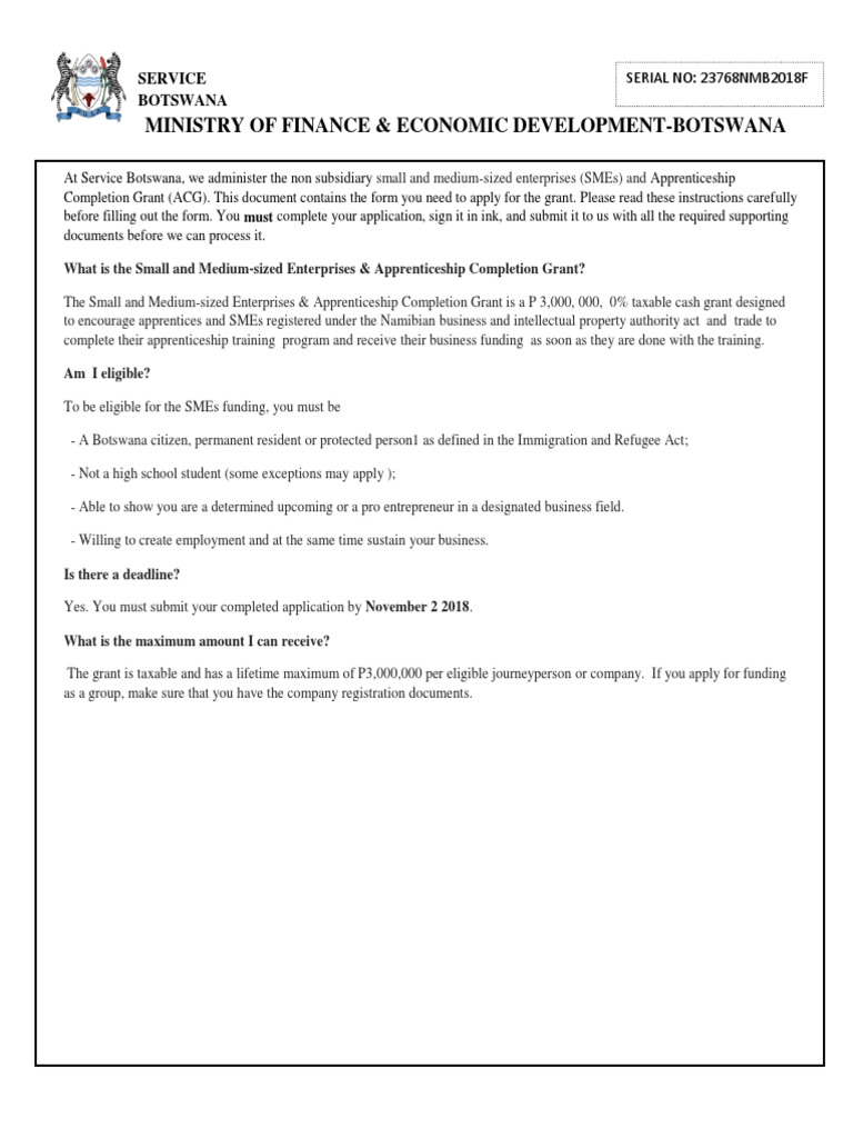 Grants Form Finance | PDF | Apprenticeship | Payments