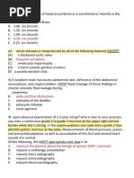 Pediatrics MCQ With Answers | PDF