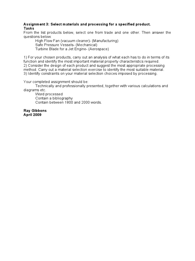 FOR REFERENCE ONLY HNC ENGINEERING Assignment 3 | PDF | Welding ...