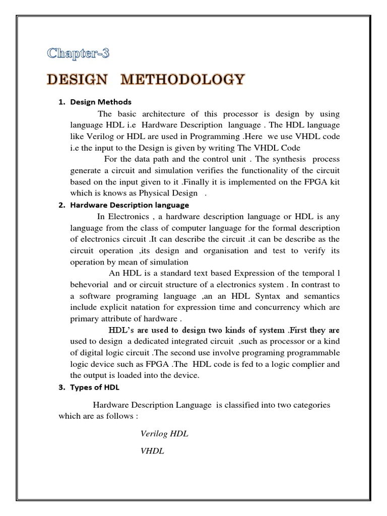 Design Methods Verilog Hdl Vhdl Pdf Hardware Description Language Vhdl