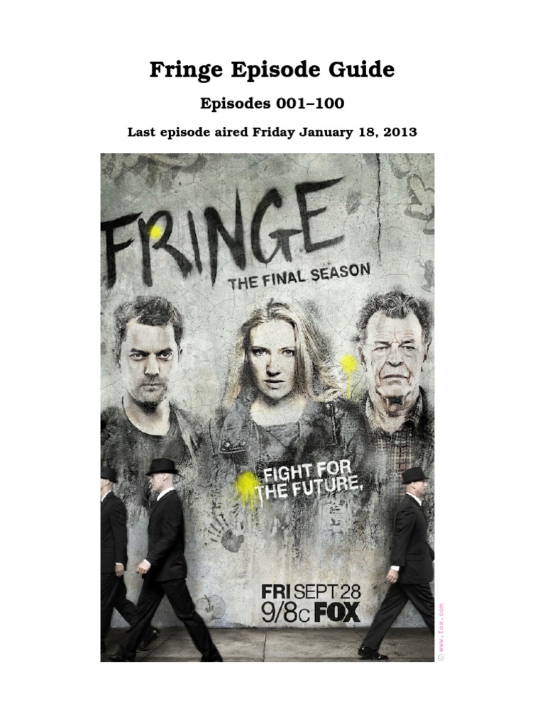 Fringe Episode Guide | PDF | Television Series Created