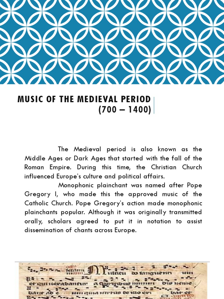 Characteristics of Medieval Period/Music | PDF