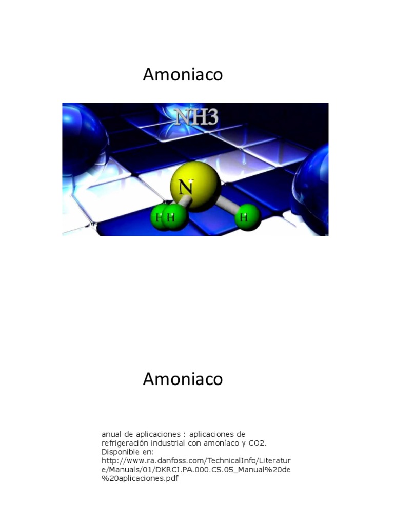 Folleto Informativo Amoniaco _ El Folleto Informativo: Definición ...