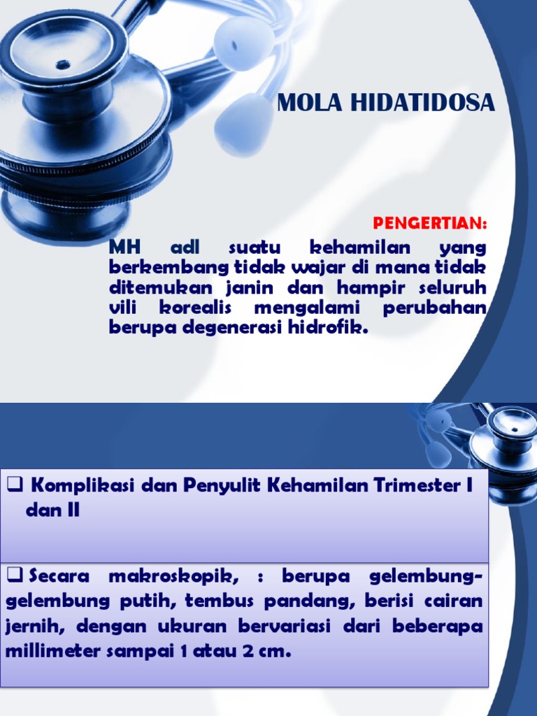 Presentasi Mola Hidatidosa | PDF