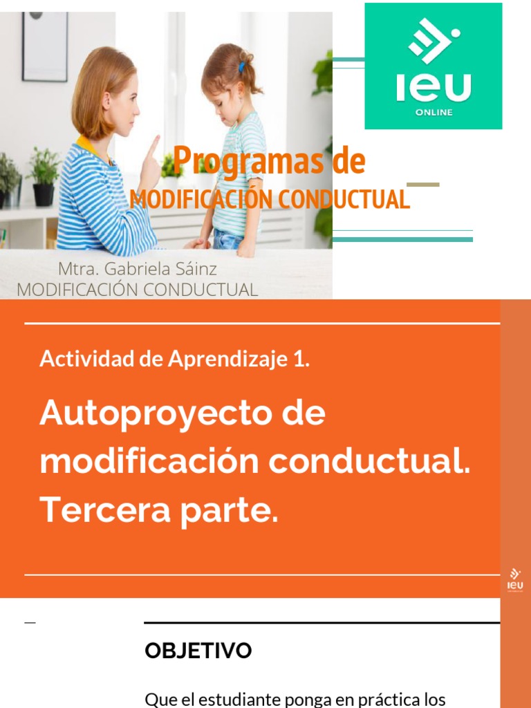 Junio Clase 3 Modificación Conductual | Descargar gratis PDF ...