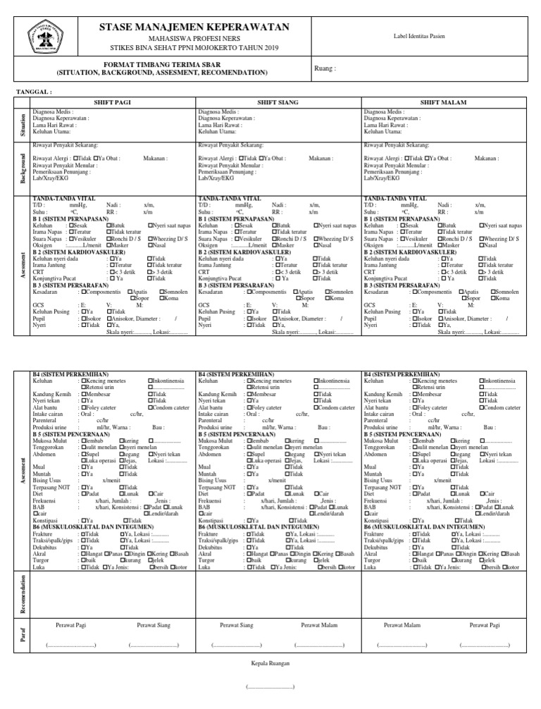 Format Timbang Terima Sbar | PDF