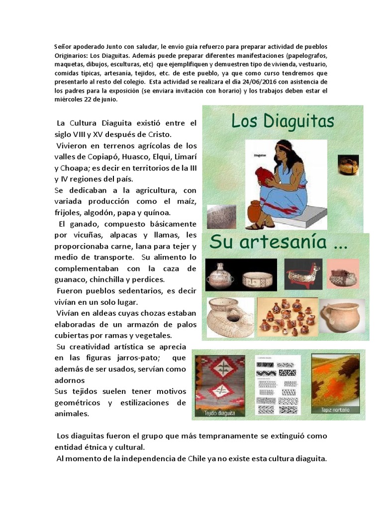 Alimentación y cultura de los Diaguitas | PDF | Ciencias sociales ...