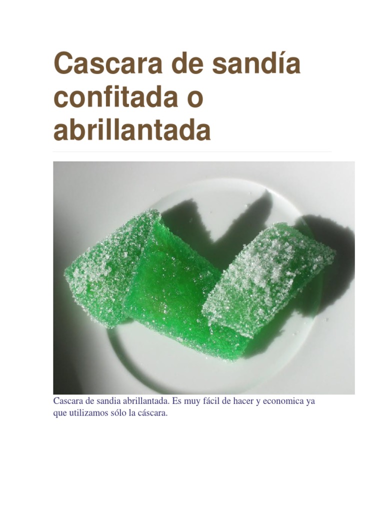 Sandilla Confitada | PDF