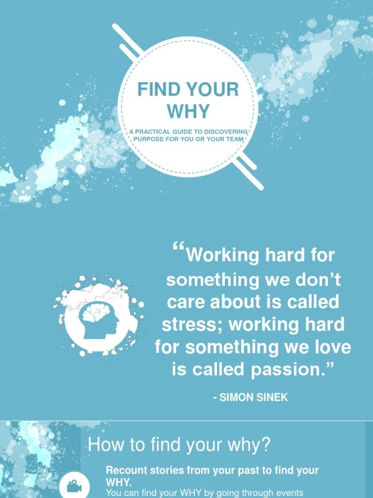 Discover Your Why: A Practical Guide | PDF | Self-Improvement