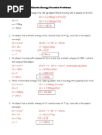 Force Word Problems and Solutions | PDF | Potential Energy | Force