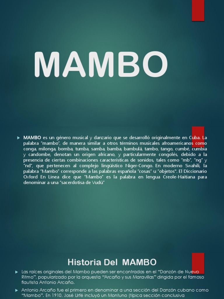 Mambo | PDF