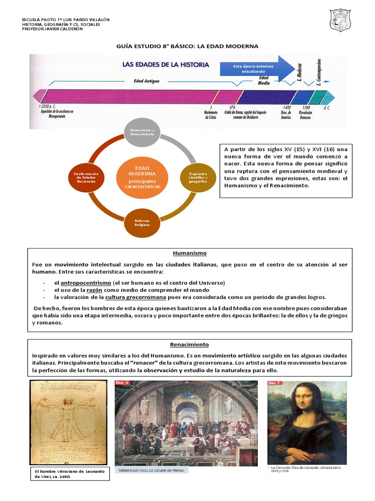 Guía Estudio 8 Edad Moderna | PDF | Período moderno temprano ...