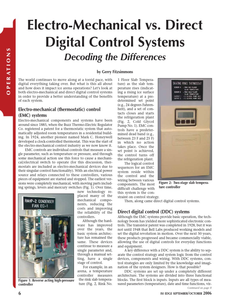 Electro-Mechanical vs. DDC Systems | PDF | Electrical Engineering ...