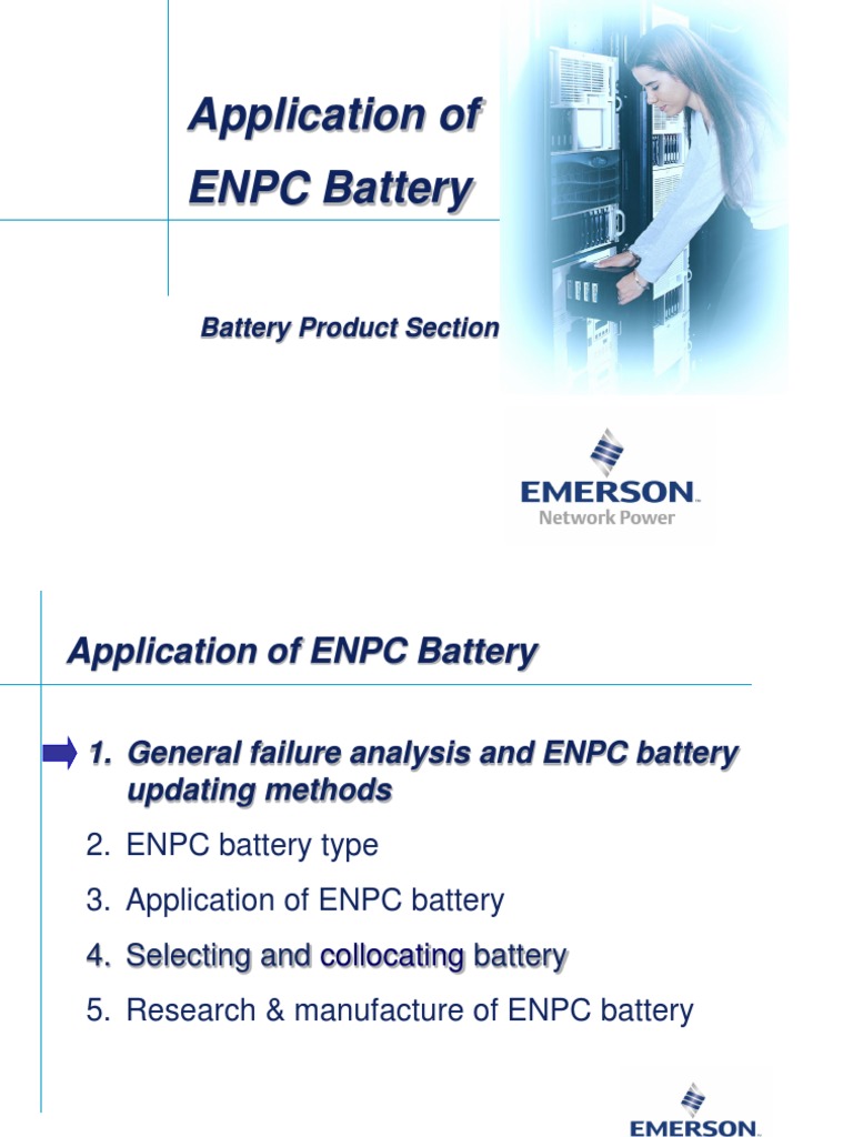 Application of Emerson Battery | PDF | Electric Power | Vacuum Tube