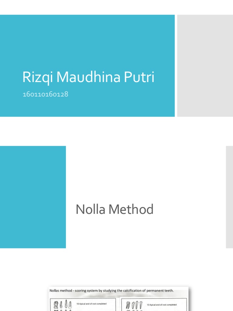 Metode Nolla Dan Moorees | PDF