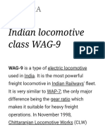 WAG-12B Locomotive Specifications | PDF | Locomotives | Rail Transport