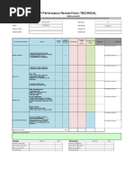 Technician - Performance Evaluation Template | PDF | Performance ...