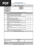 Roof Access Permit Template | PDF | Business