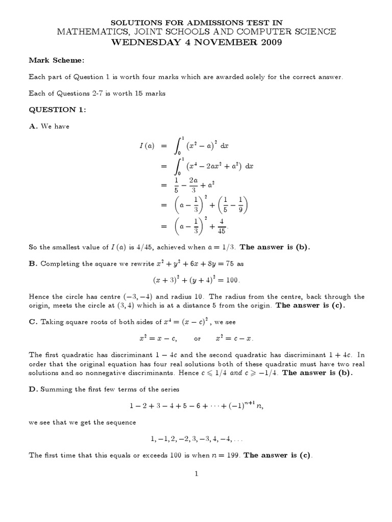 2009 Key Download Free Pdf Quadratic Equation Maxima And Minima