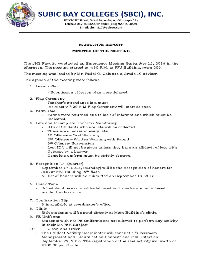 Unit Activities Map | PDF | Learning