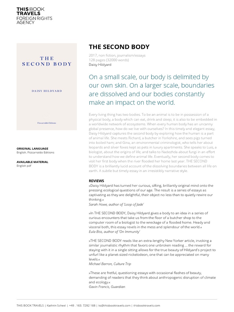 The Second Body (Review) | PDF | Social Science | Philosophy
