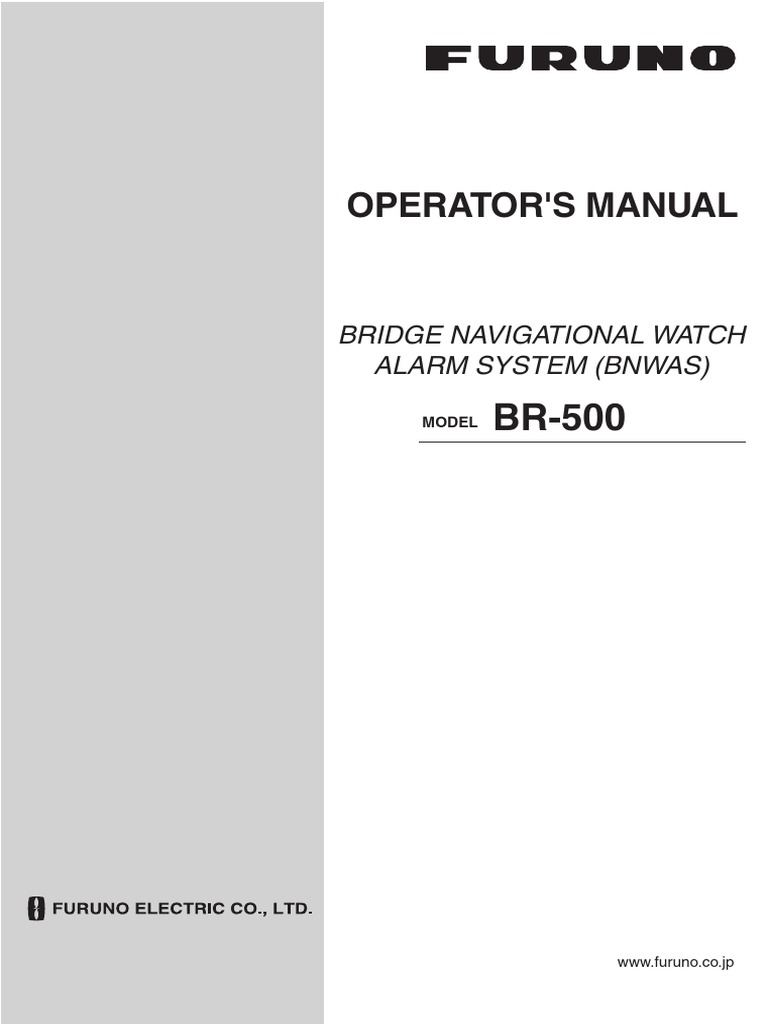 Furuno Br500 Installation and Operation | PDF | Timer | Electrical ...
