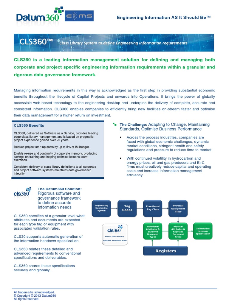 Datum CLS360 | PDF | Library (Computing) | Specification (Technical ...