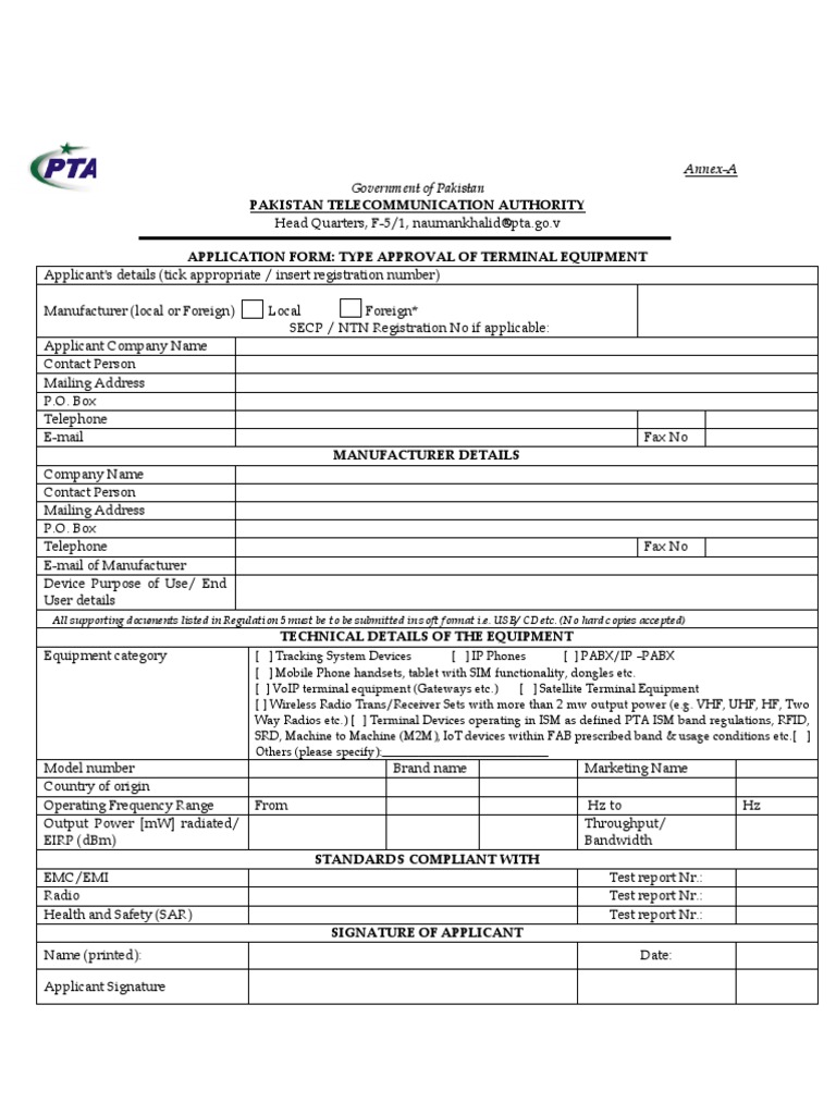 Pakistan Telecommunication Authority | PDF | Radio | Mobile Phones