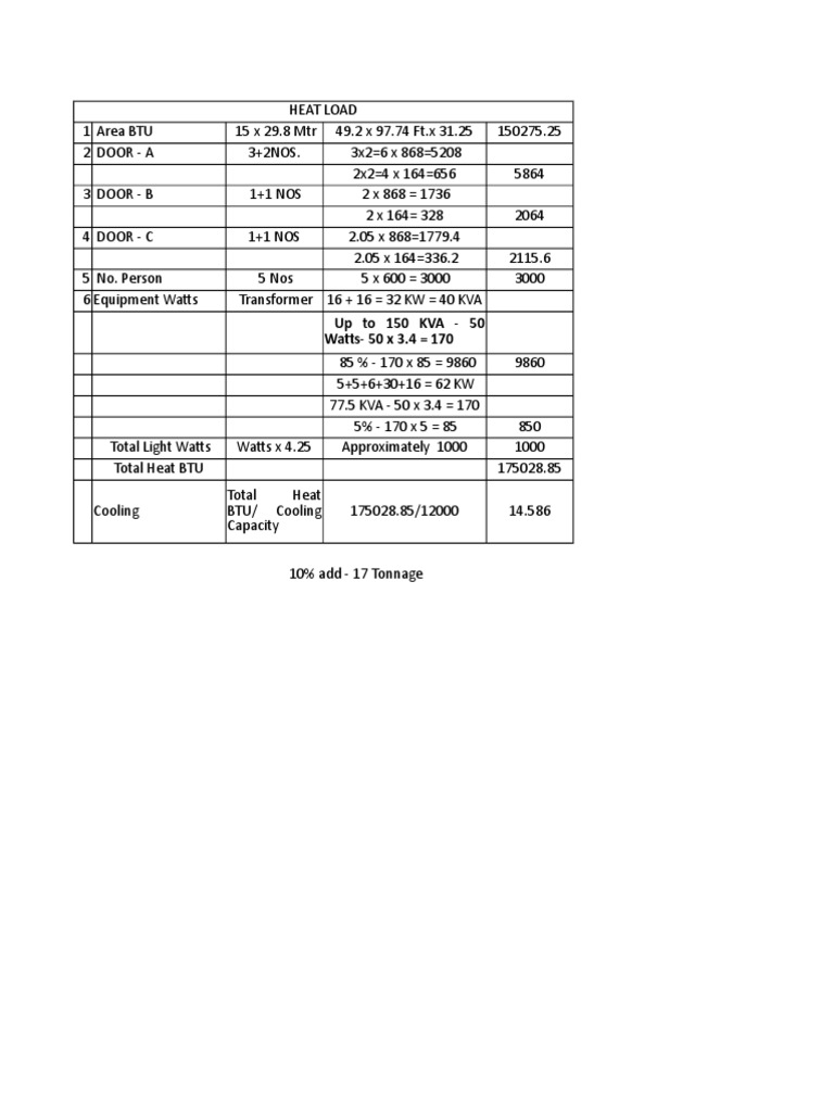 Easy Manual J Heat Load Calculator