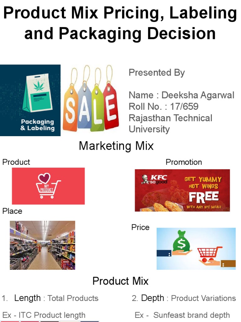 Product Mix PDF | PDF | Packaging And Labeling | Pricing