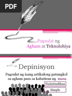 Filipino Sci Tech Articles | PDF