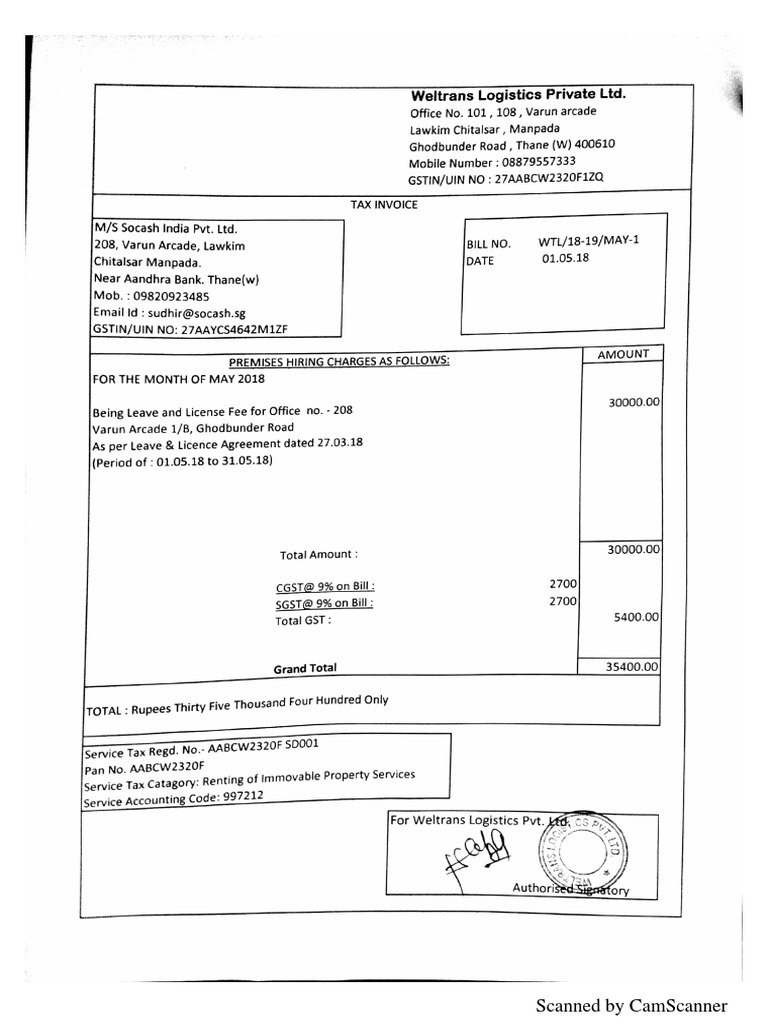 April May Invoices | PDF
