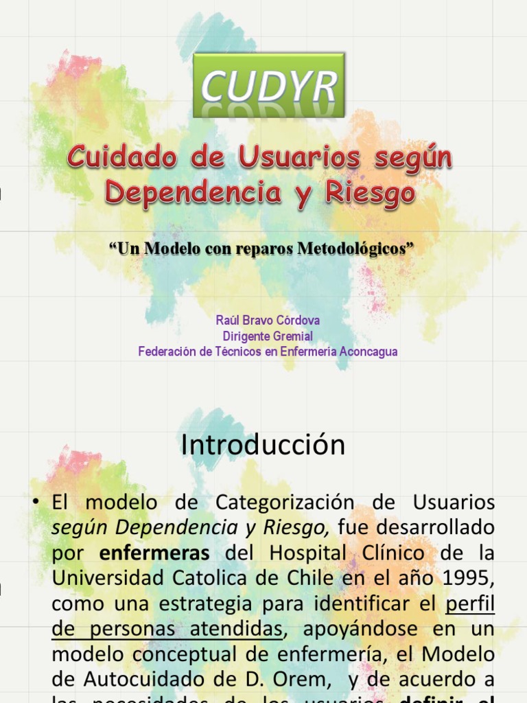 Categorización CUDYR: Riesgo y Dependencia | PDF | Paramédico | Enfermería