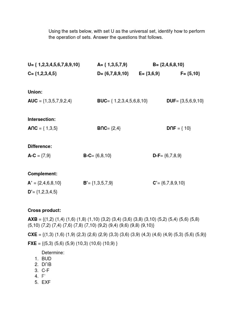 Activity Sheet Sets | PDF