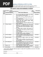JSA-for Lifting Activity by Crane | PDF | Crane (Machine) | Personal ...