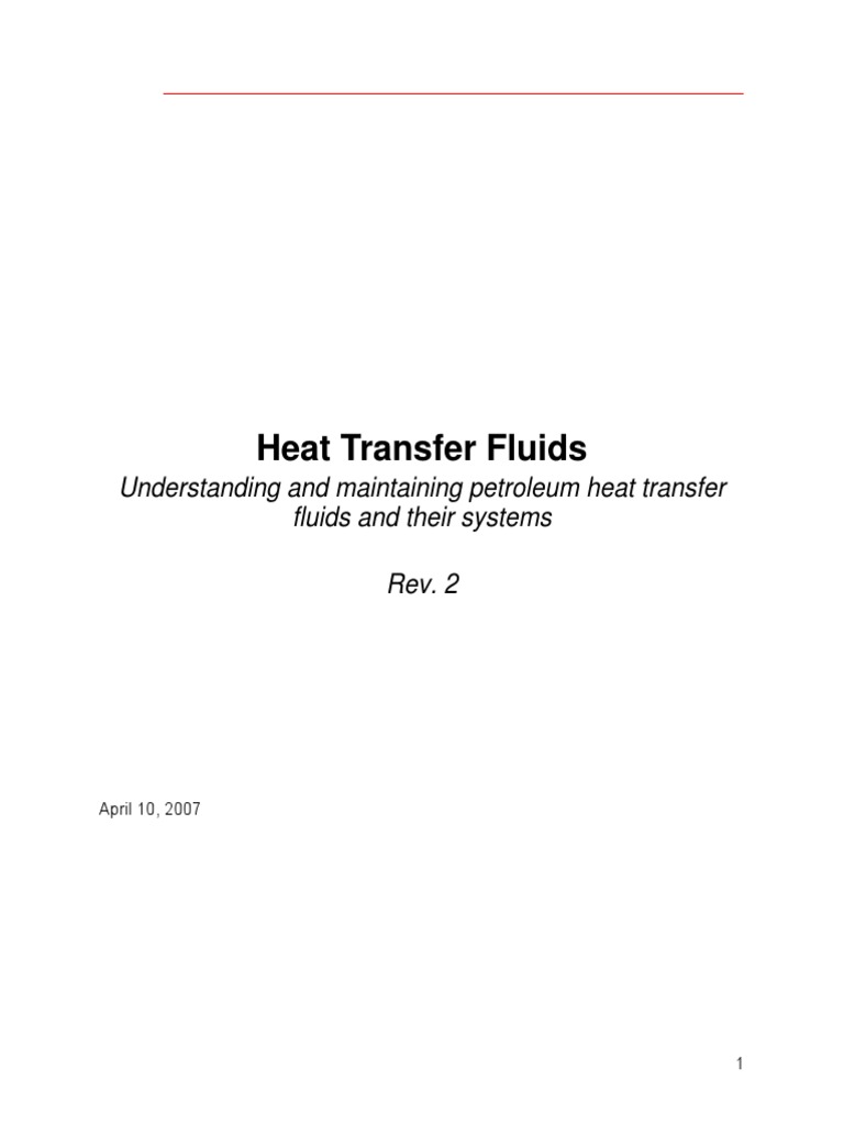 Heat Transfer Tech Bulletin Final | PDF | Heat Transfer | Reynolds Number