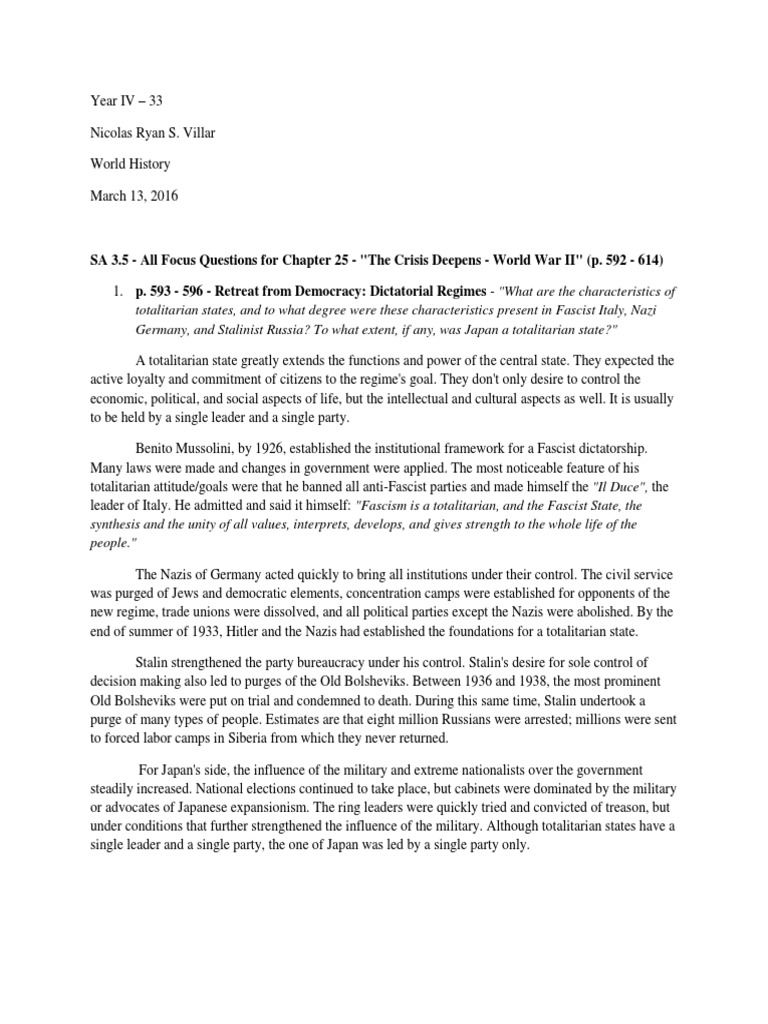 The Essential World History - All Chapter 25 Questions | PDF | World ...