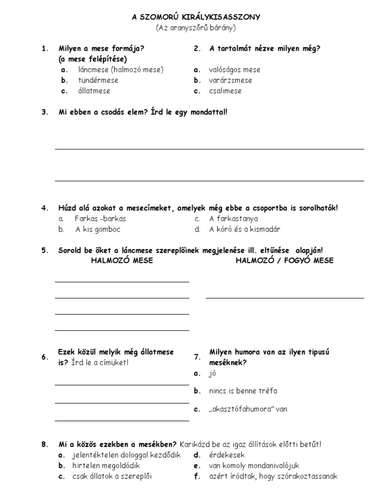 Aranyszőrű Bárány | PDF