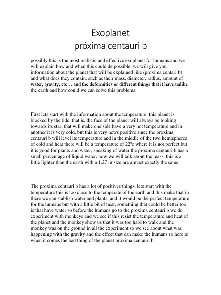 Exoplanet | PDF | Methane | Atmosphere