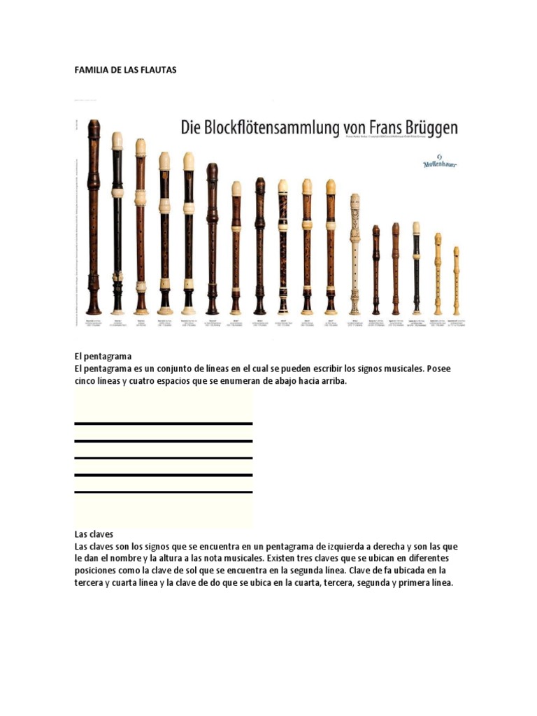Familia De Las Flautas | Clave | Ritmo y medidor