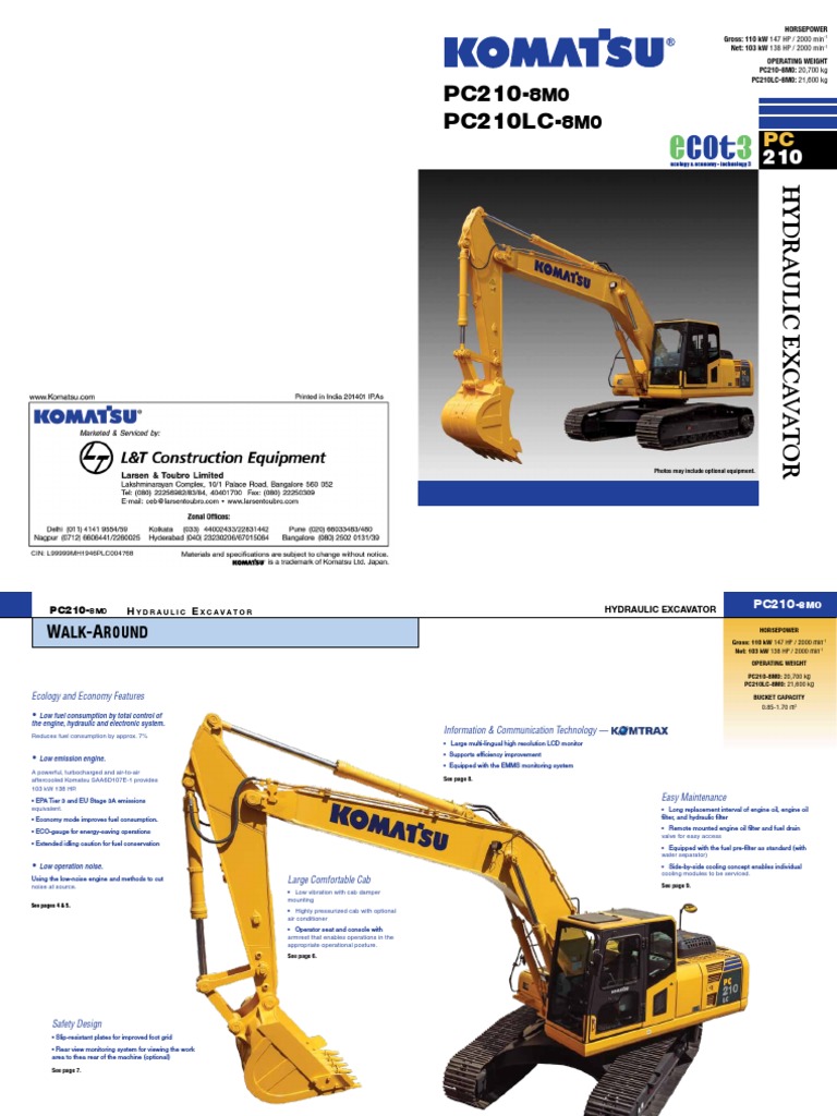 PC210 8M0 PDF | Download Free PDF | Engines | Liquid Crystal Display