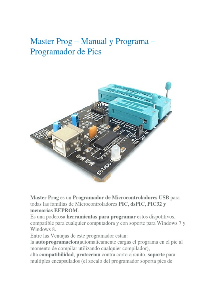 Programación de Microcontroladores PIC | PDF