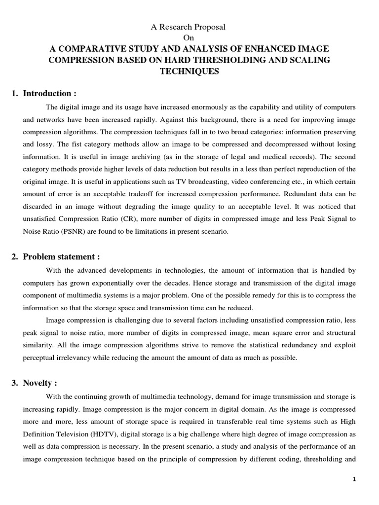 Sop For Image Processing | PDF | Data Compression | Telecommunications Engineering