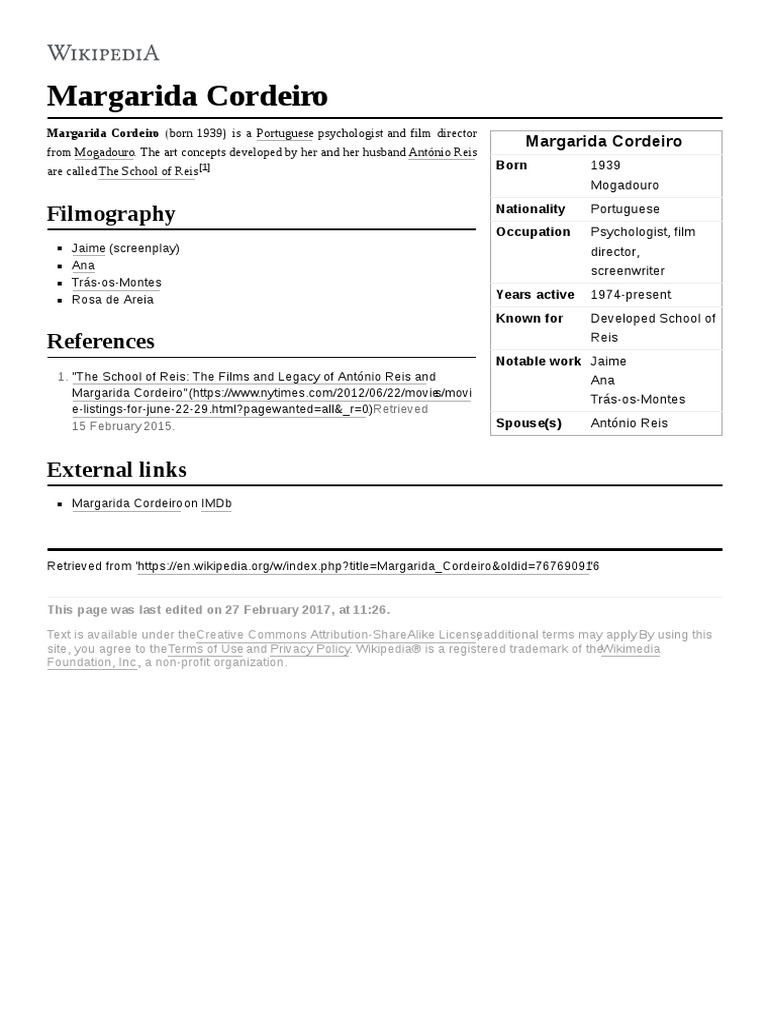 Margarida Cordeiro PDF | PDF