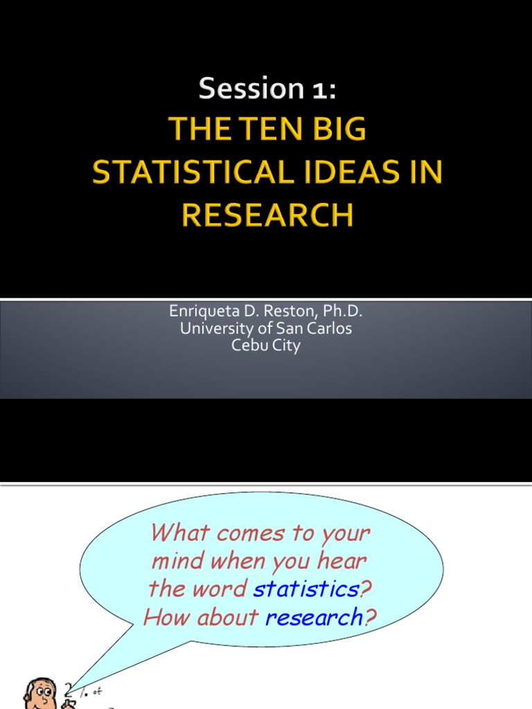 Ten Big Statistical Ideas in Research | PDF | P Value | Statistical ...